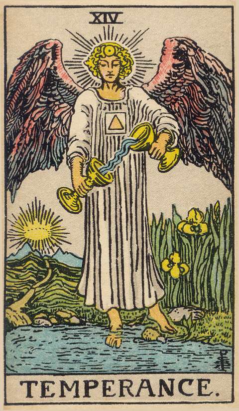 Temperance Tarot Card Meaning | Interpretations & Advice for Temperance