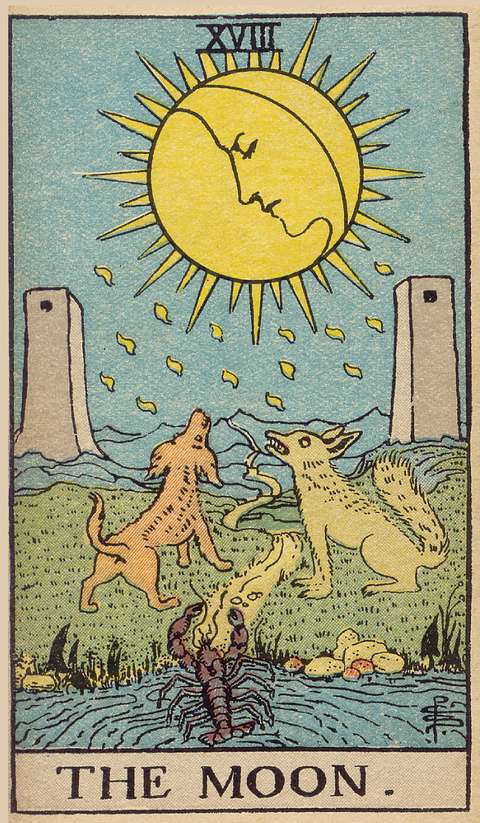The Moon Tarot Card Meaning | Interpretations & Advice for The Moon